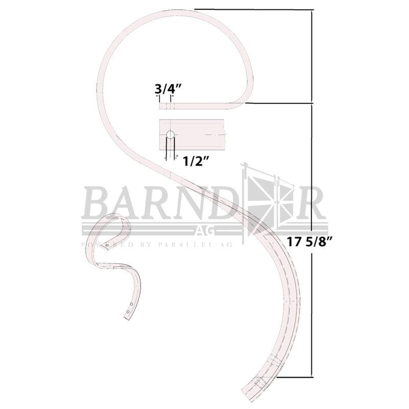 Granit CFC S-Tine To Fit Kongskilde | WSTK725 | Barndoor Ag