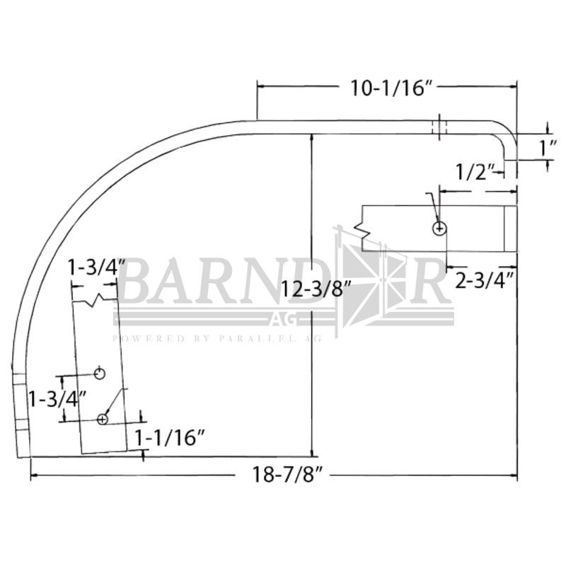 Granit CFC Shank To Fit Glencoe | BRS5223B | Barndoor Ag