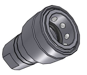 Pioneer 4000 Series Female Quick Coupler | 4050-4 | Barndoor Ag