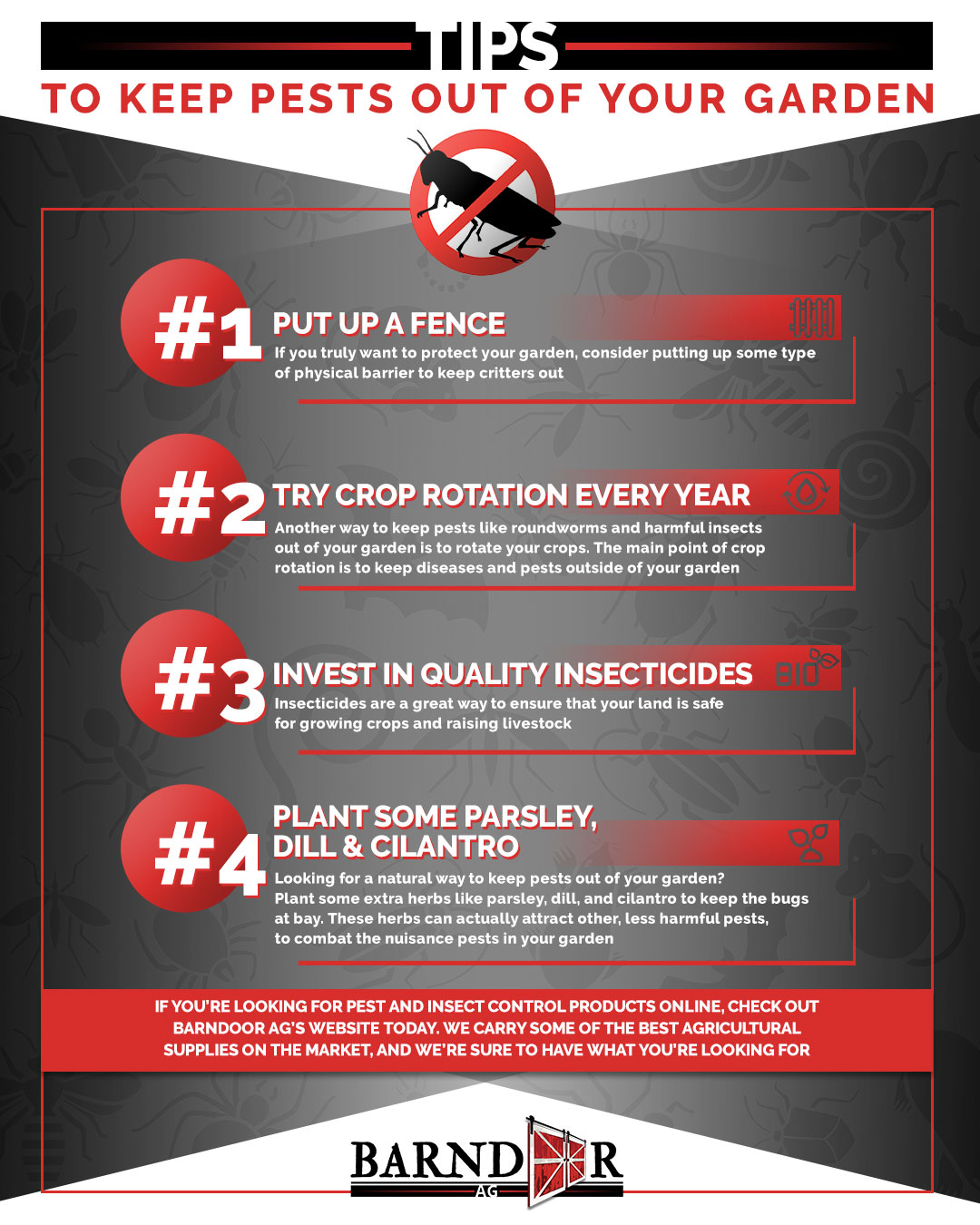 How To Keep Pests Out Of Your Garden - BARNDOOR AG