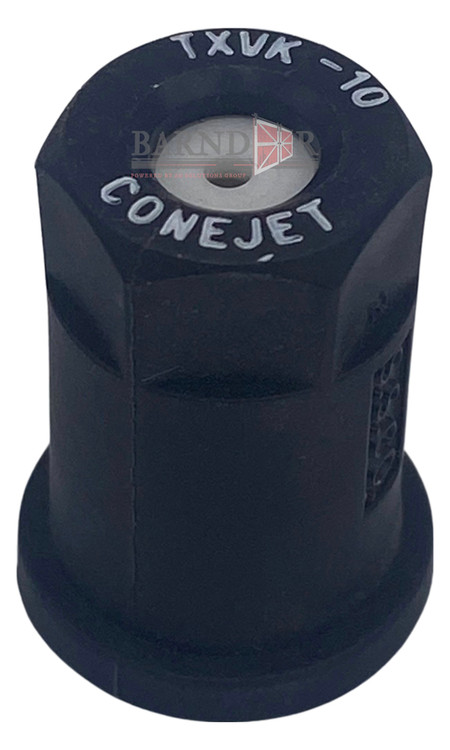 TeeJet ConeJet VisiFlo Hollow Cone Spray Tip Nozzle, Black | TX-VK10