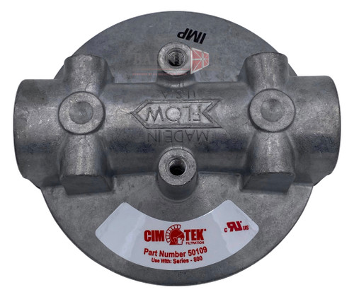 Cim-Tek 1" NPT Aluminum Mounting Adaptor | 52109 | Barndoor Ag