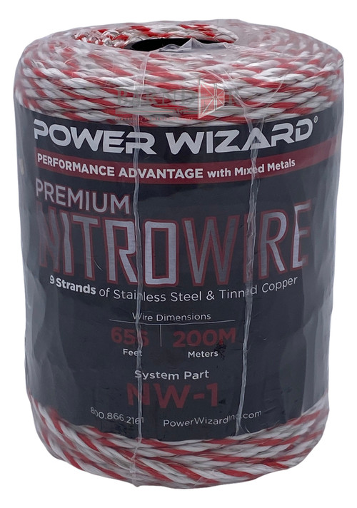 AgraTronix Nitro-Wire 656FT\200M Red Tracer Electric Fence | NW-1