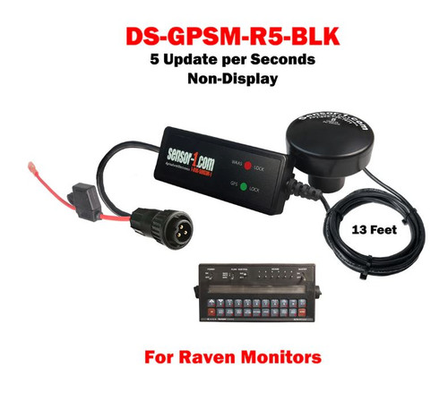 Sensor-1 GPS Ground Speed Sensor for Raven Monitor | DS-GPSM-R5-BLK ...