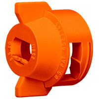 TeeJet Quick Cap, 25612, Orange Cap and Gasket | 114441A-8-CELR
