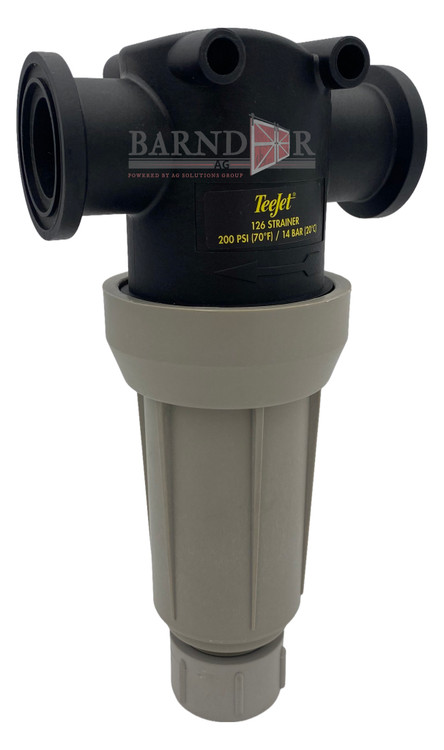 TeeJet 50 Series Flange Flush-Out T-Line Strainer | AA126ML-F50-50 ...