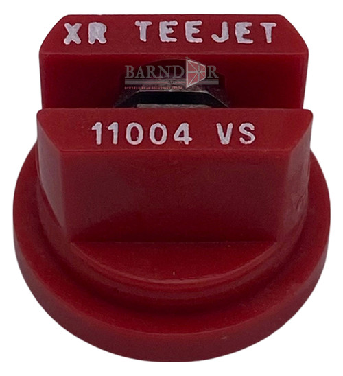 TeeJet XR 110 degree Extended Range Red Flat Spray Tips | XR11004-VS