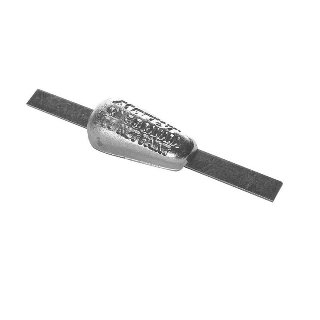 Martyr Zinc Teardrop Hull Anodes w/Steel Straps