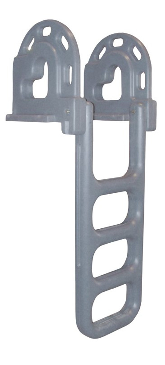 Dock Edge 4-Step Premium Roto-Molded Flip Up Dock/Jetty Ladder