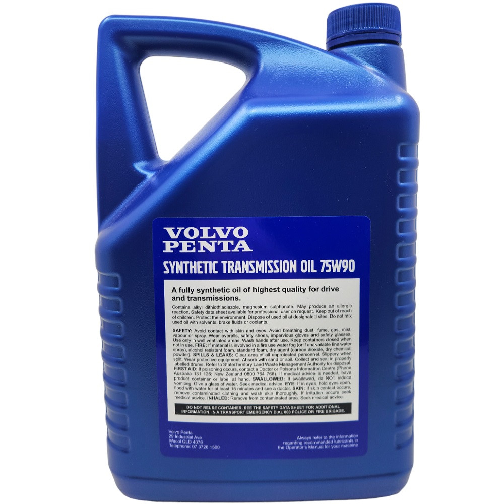 22479648 - Genuine Volvo Synthetic Gear Oil 75w90 5L - Boaters World