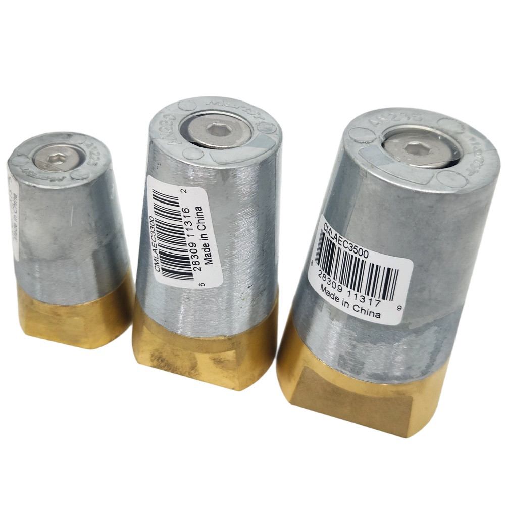 Beneteau Zinc Prop Shaft Anodes With Bush & Hardware