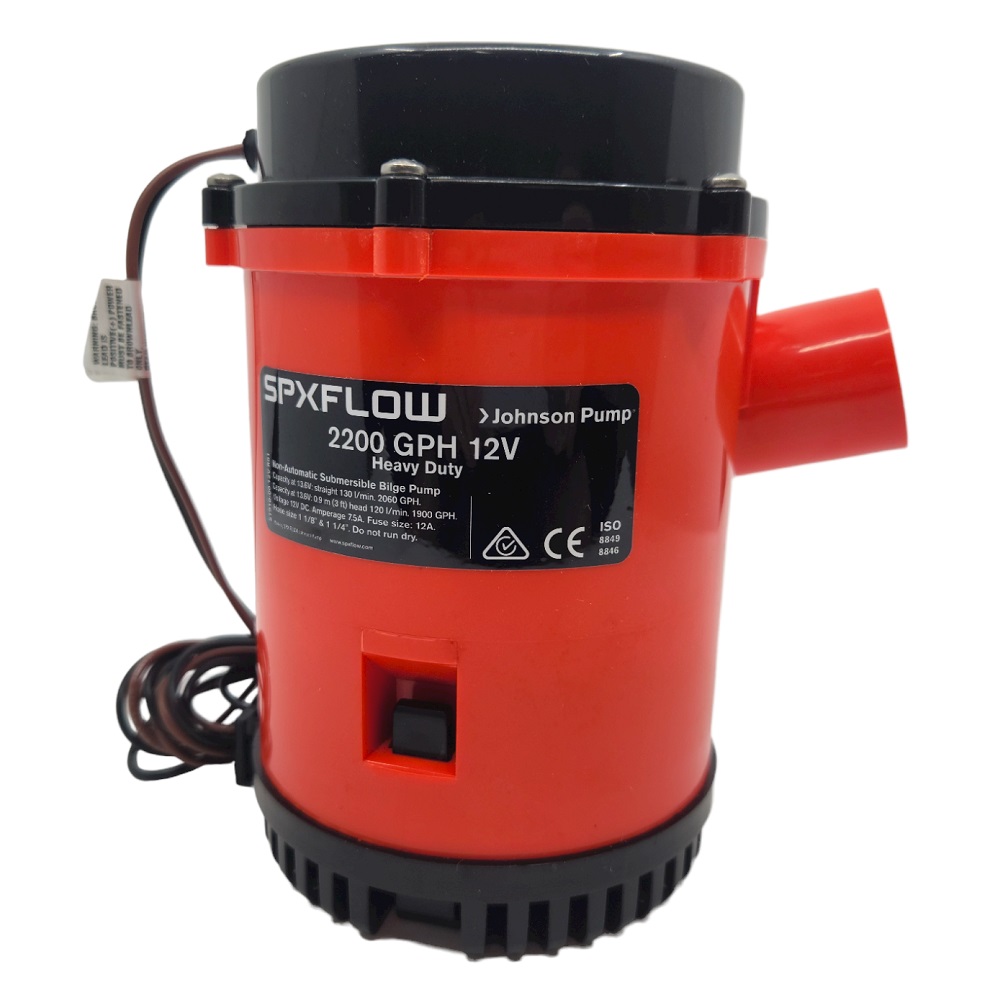 SPX Johnson 32-2200-02 Heavy Duty Submersible Bilge Pump 138L/min 24 ...