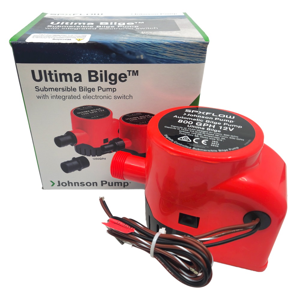 SPX Johnson 32-47259 Ultima Automatic Submersible Bilge Pump 50L/min 12 ...