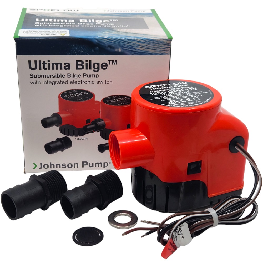 SPX Johnson 32-47261 Ultima Automatic Submersible Bilge Pump 79L/min 12 ...
