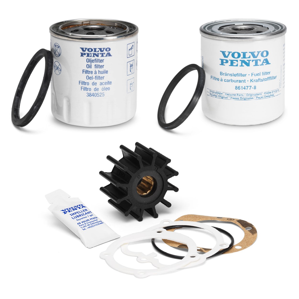 Genuine Volvo Penta 21189426 Service Kit D2-50, D2-55, D2-60, D2-75 ...