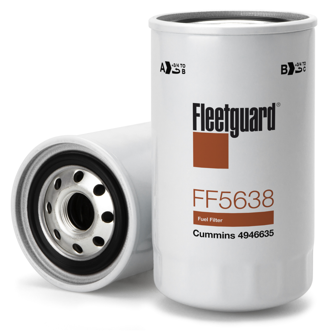 Aftermarket Yanmar 129A00-55810 Fuel Filter Fleetguard FF5638 - Boaters ...