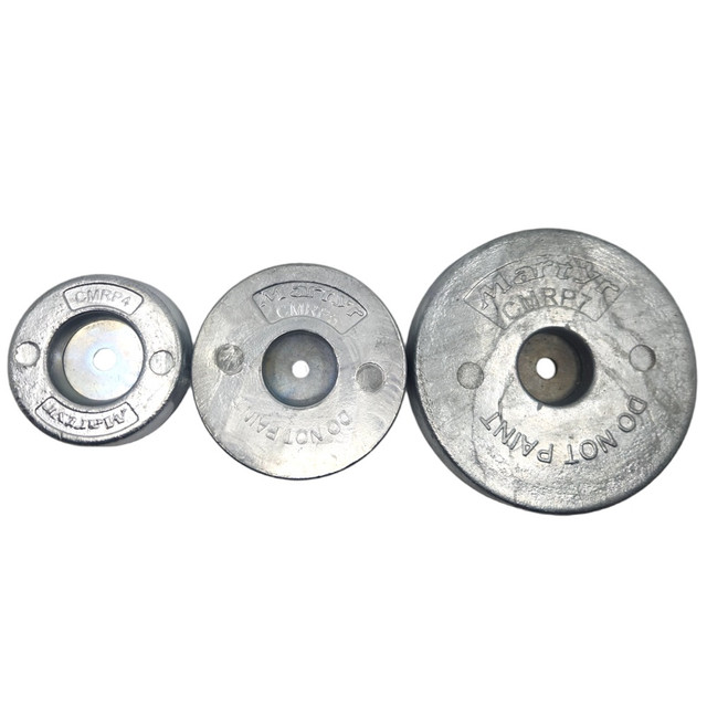 Heavy Duty RP Series Rudder Zinc Anodes (6 Sizes)