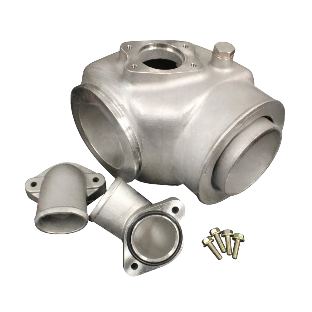Volvo Penta 21424345 Stainless Steel Exhaust Elbow D2-55 HDI Marine V55C-F