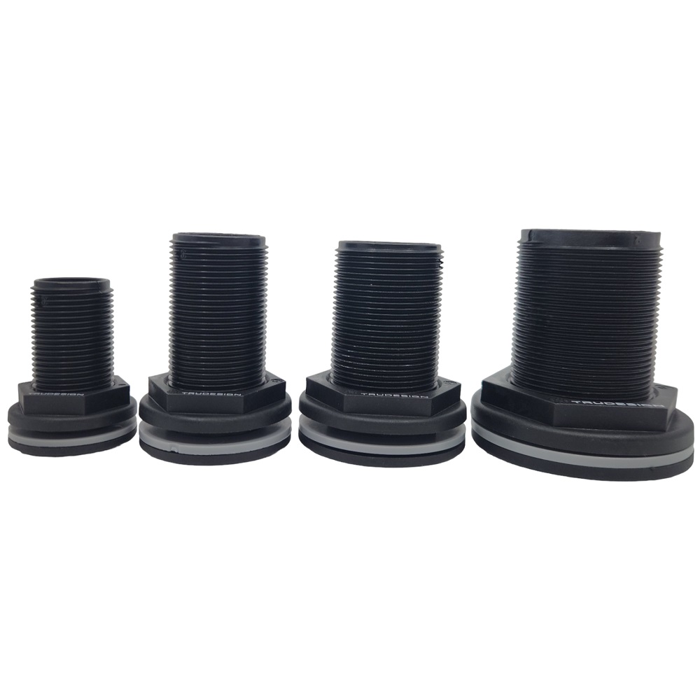 Trudesign Skin Fittings - Domed Black - Boaters World
