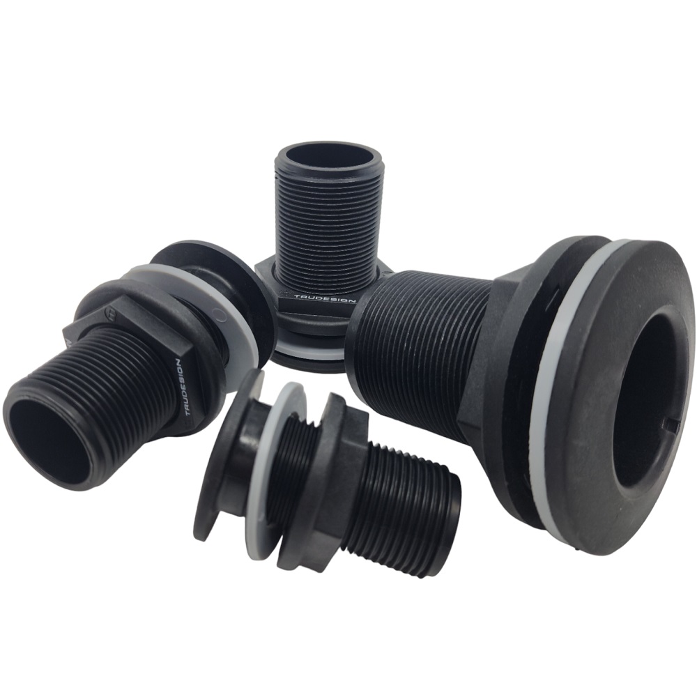 Trudesign Skin Fittings - Domed Black - Boaters World