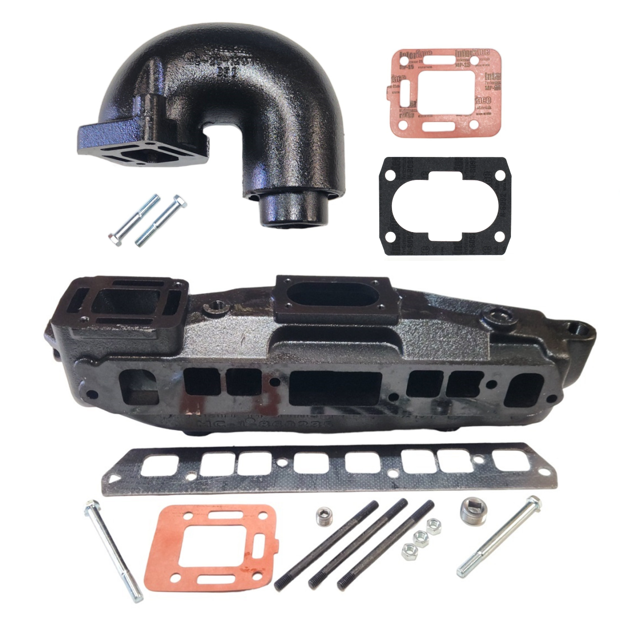 Aftermarket Mercruiser 3.0L Exhaust Manifold & Riser Kit Barr Marine ...