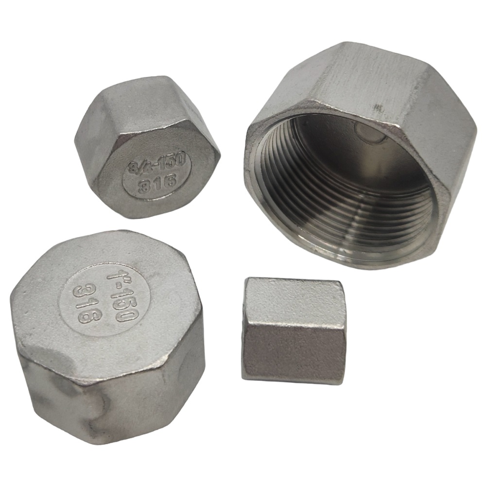 Stainless Steel 316 Female Caps - Boaters World