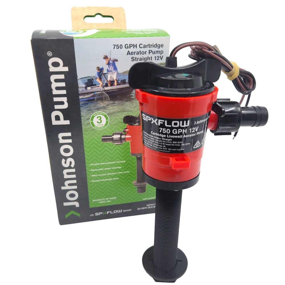 Genuine SPX Johnson 32-2870 - Aerator Pump Straight 12V 750 GPH ...