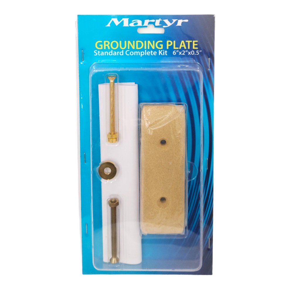 CM10421419 - Ground Plate Anode 152 x 50 x 12mm - Boaters World