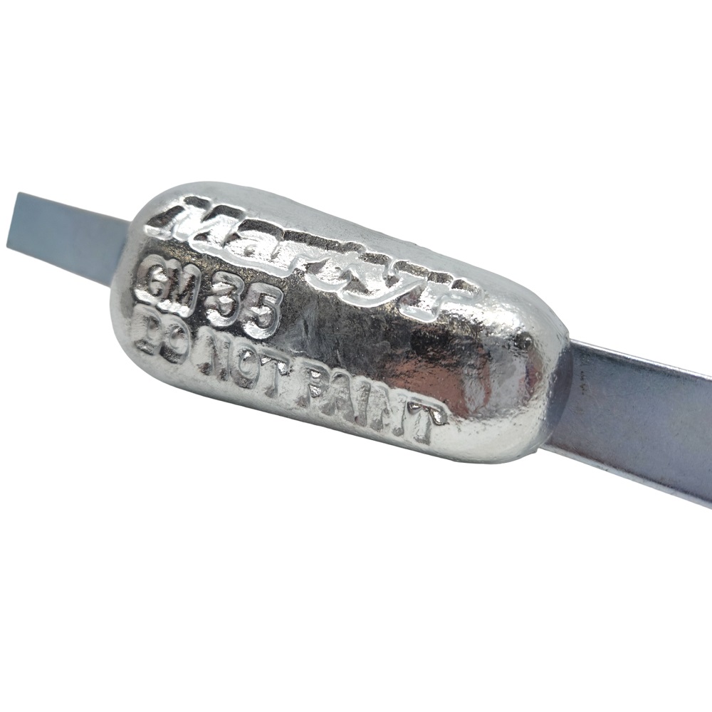 CM35GA - Teardrop 1KG Anode With Strap Aluminium - Boaters World