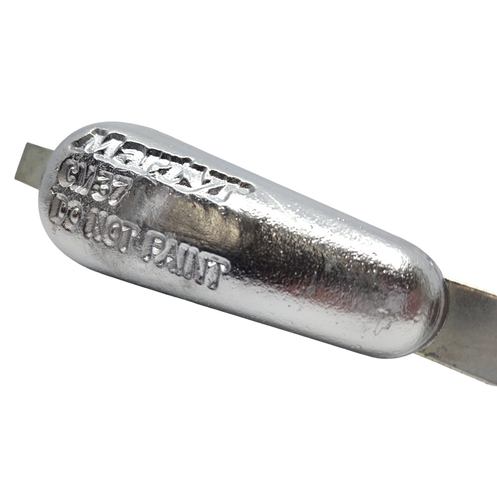 CM3-7S-2.2-AL - Teardrop 2KG Anode With Strap Aluminium - Boaters World