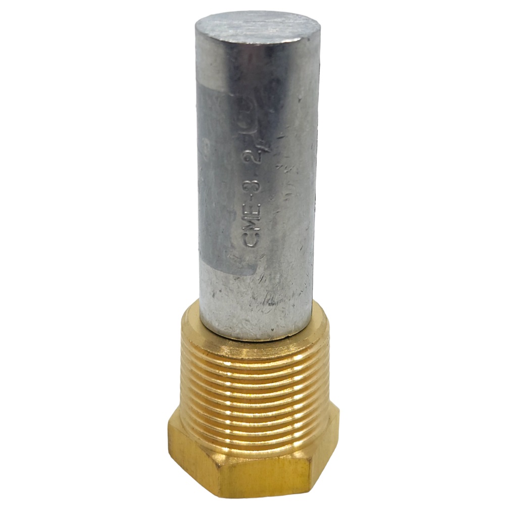Pencil Anode with Plug 3/4 Plug 78mm x 51mm x 19mm - Boaters World
