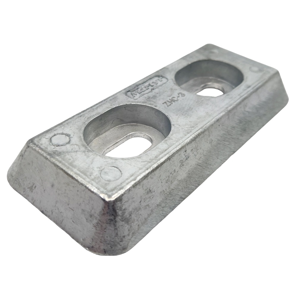 ZHC-3 Zinc Block Hull Anode - Boaters World