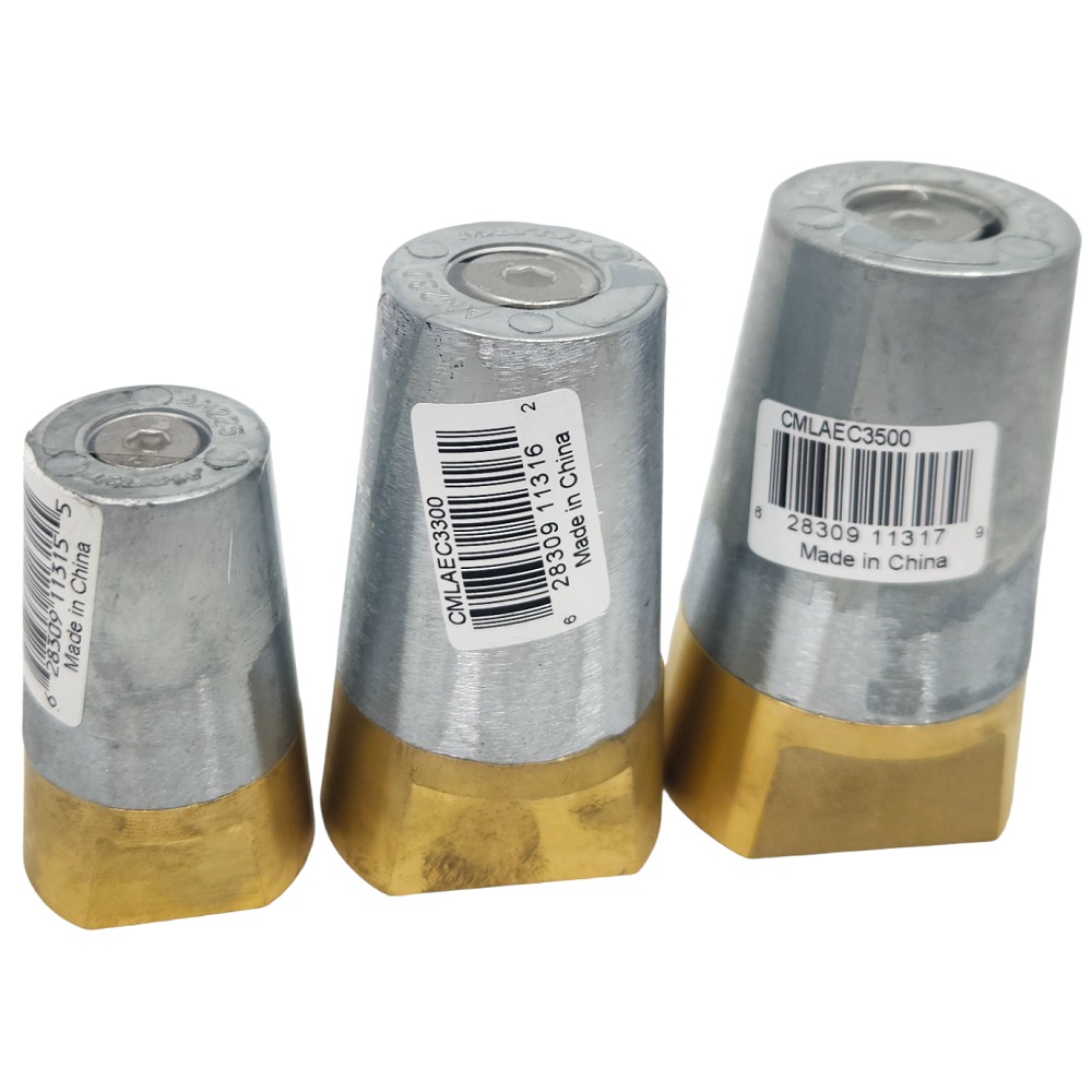 Beneteau Zinc Prop Shaft Anodes With Bush & Hardware