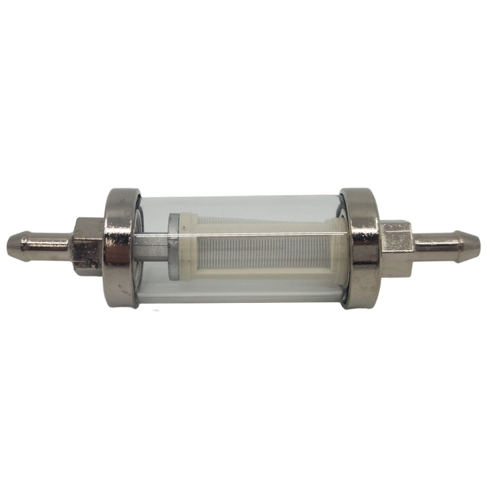 Transparent 1/4 Inline Fuel Filter