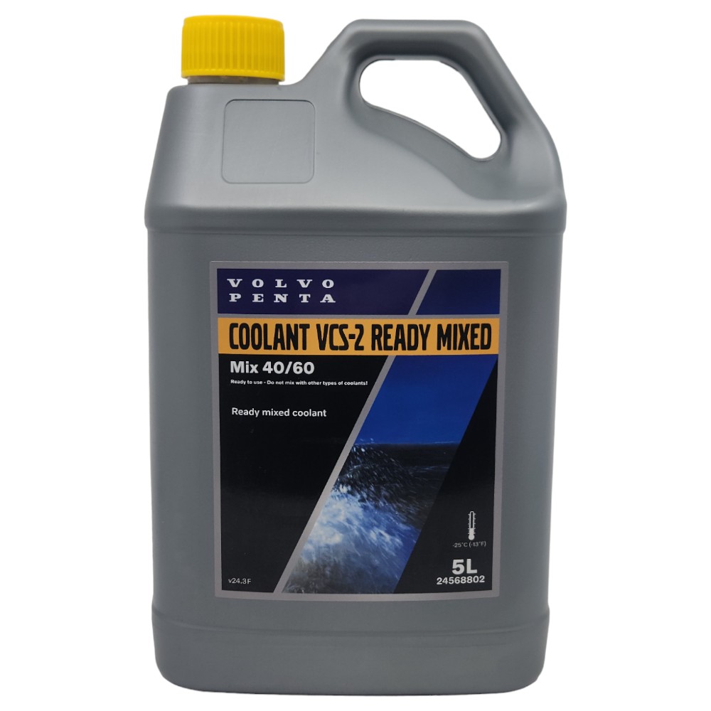 Genuine Volvo Penta VCS-2 Yellow Coolant 5L Ready Mix