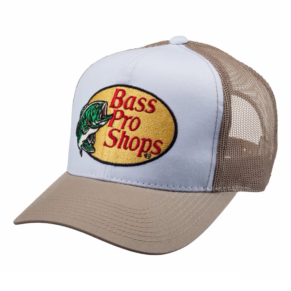 Bass Pro Shops Embroidered Logo Mesh Cap - Tan