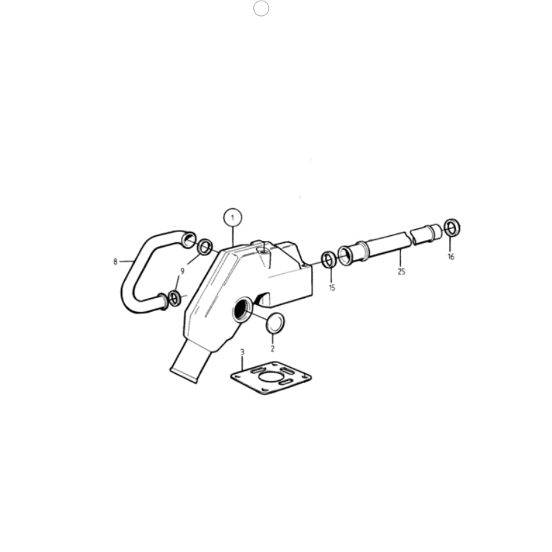 Genuine Volvo Penta 840690 Exhaust Elbow - Boaters World