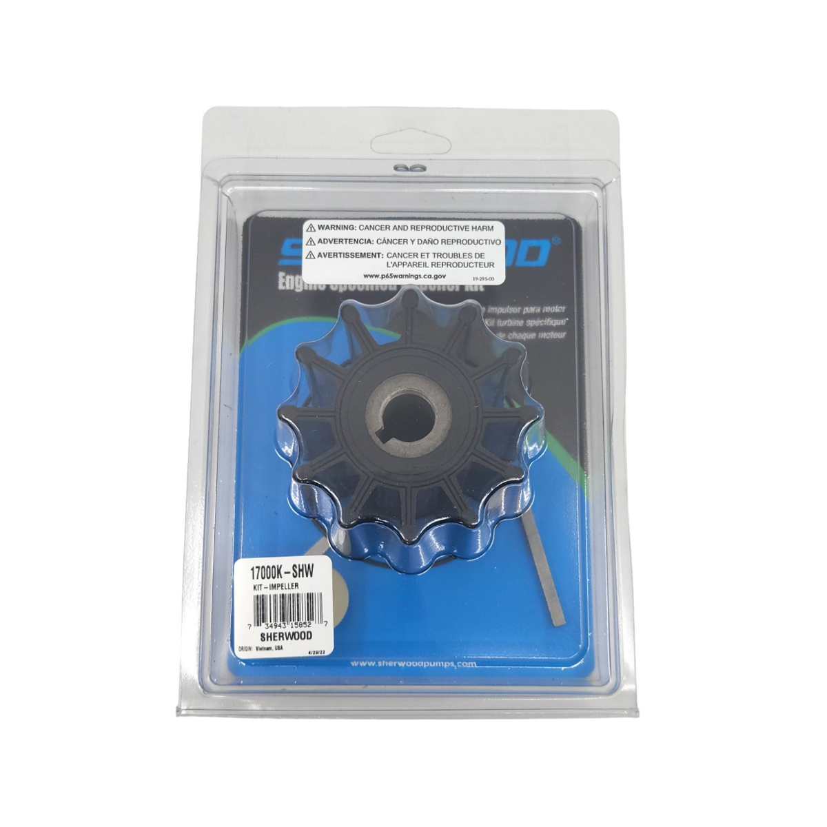 Genuine Sherwood 17000K Cummins 3897337 Seawater Impeller - Boaters World