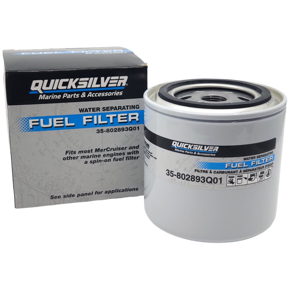 Genuine Mercruiser 802893Q01 Spin On Fuel Filter