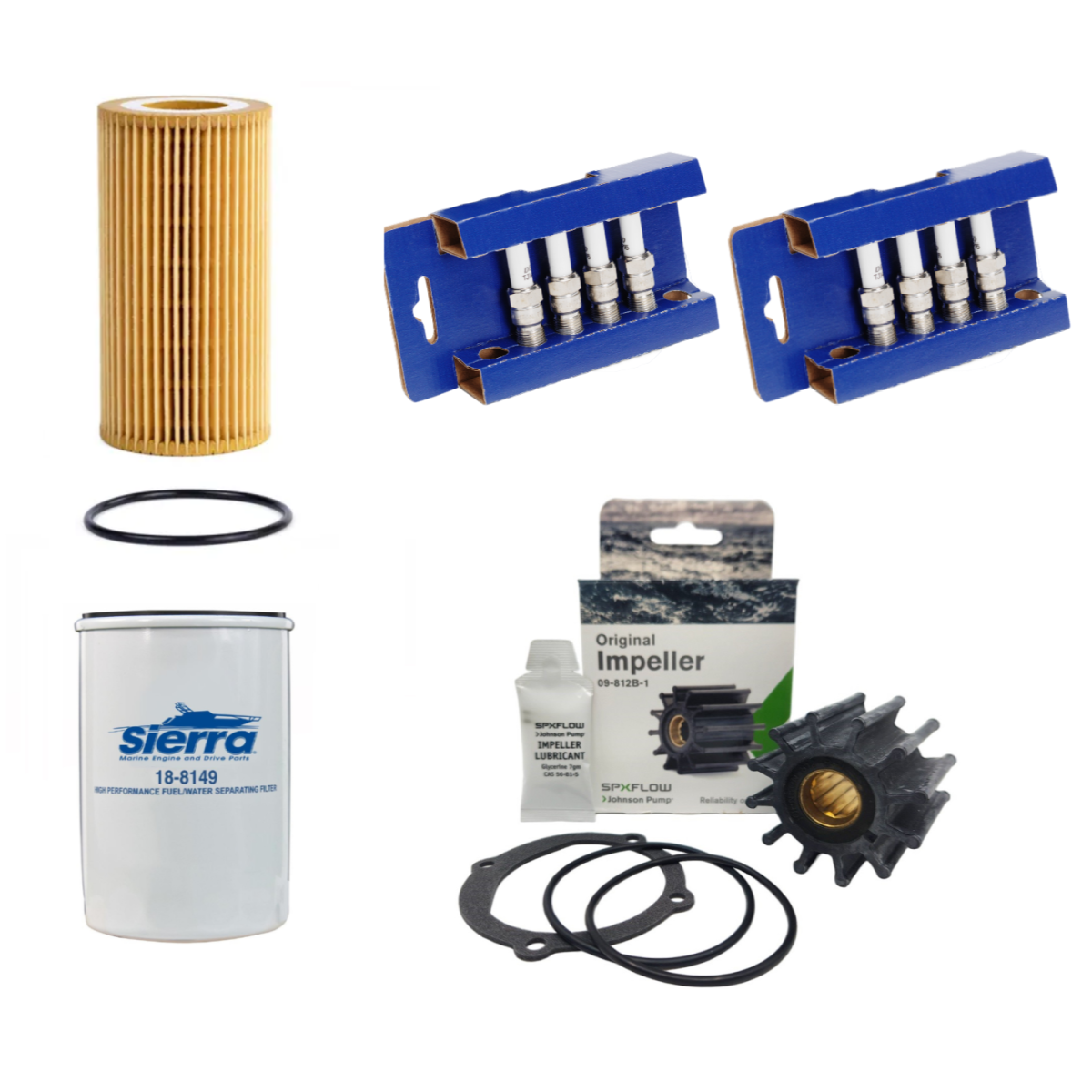 Aftermarket Volvo Penta V8-300/350/380/430 Petrol Service Kit (2015 ...