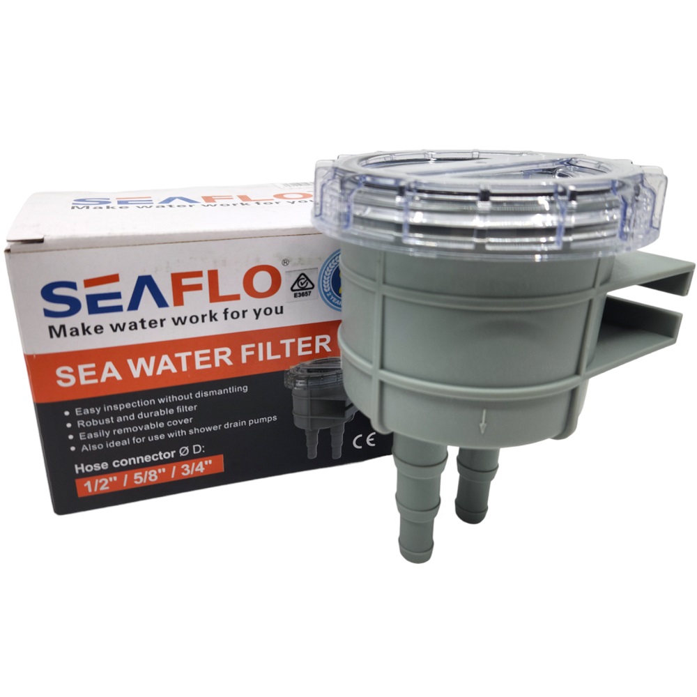 Seaflo 1/2, 5/8 and 3/4" Inlet Sea Water Strainer
