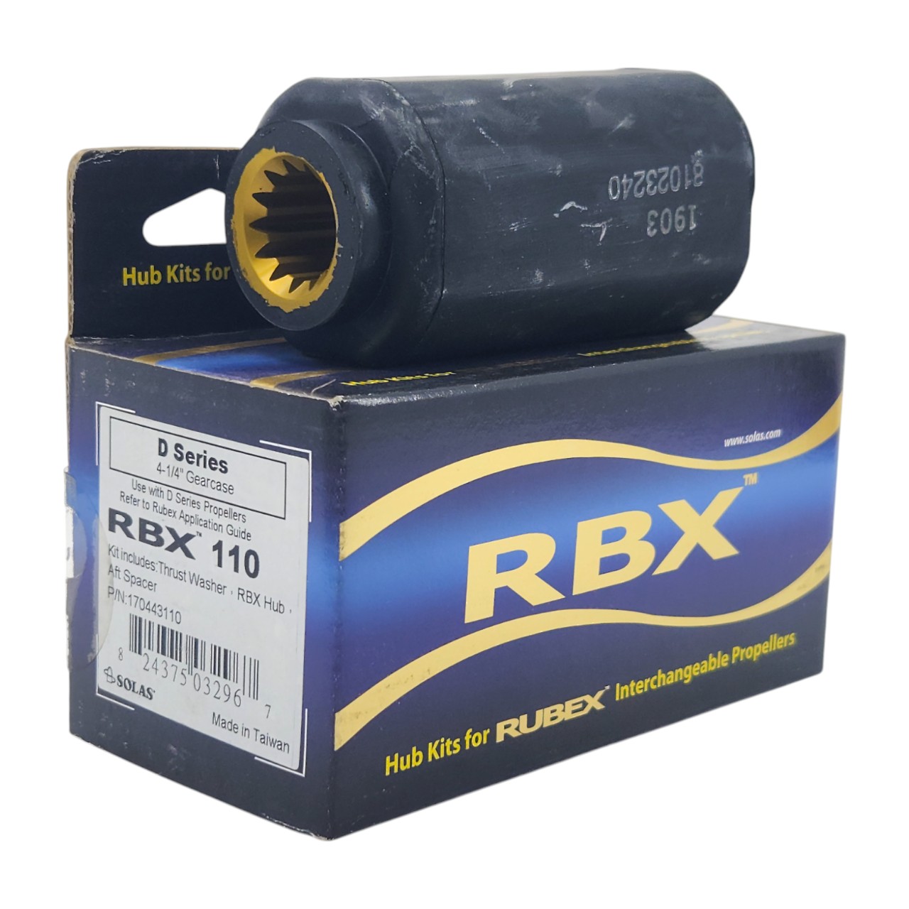 RBX-110 Suzuki 60-140HP Rubex Propeller Hub Kit