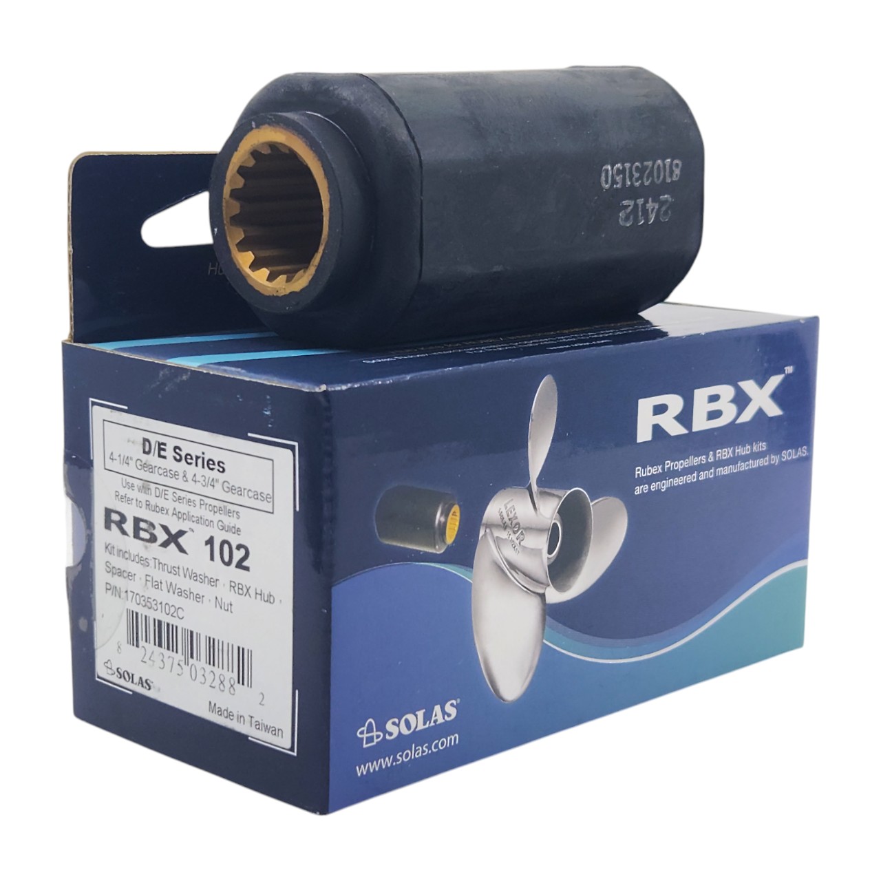 RBX-102 Yamaha 80-175HP Rubex Propeller Hub Kit - Boaters World