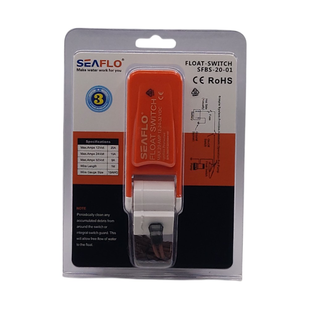 Seaflo 12V-24V-32V Automatic Float Switch