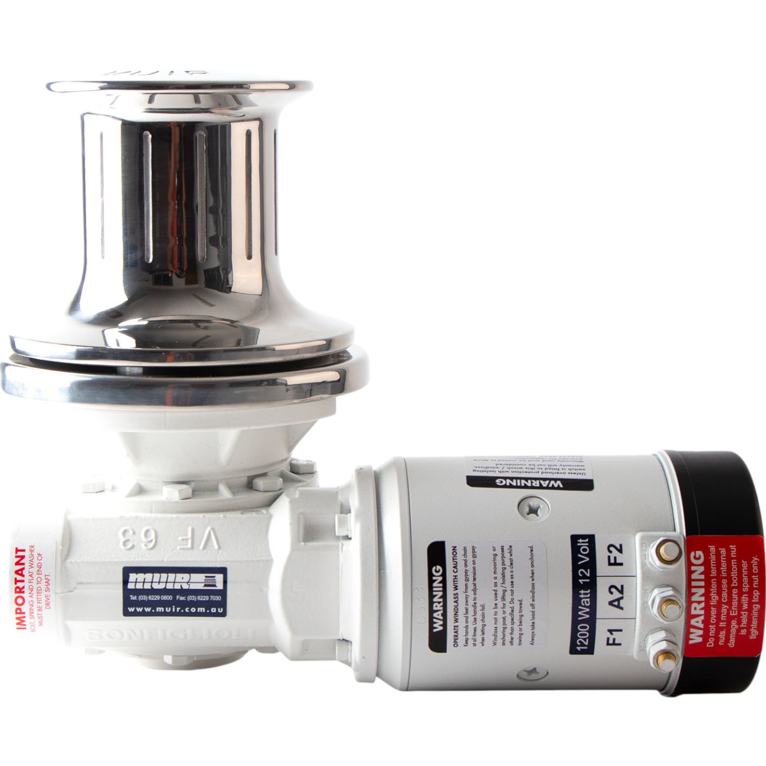 VC2300 Vertical Powered Capstans 12/24V - Boaters World