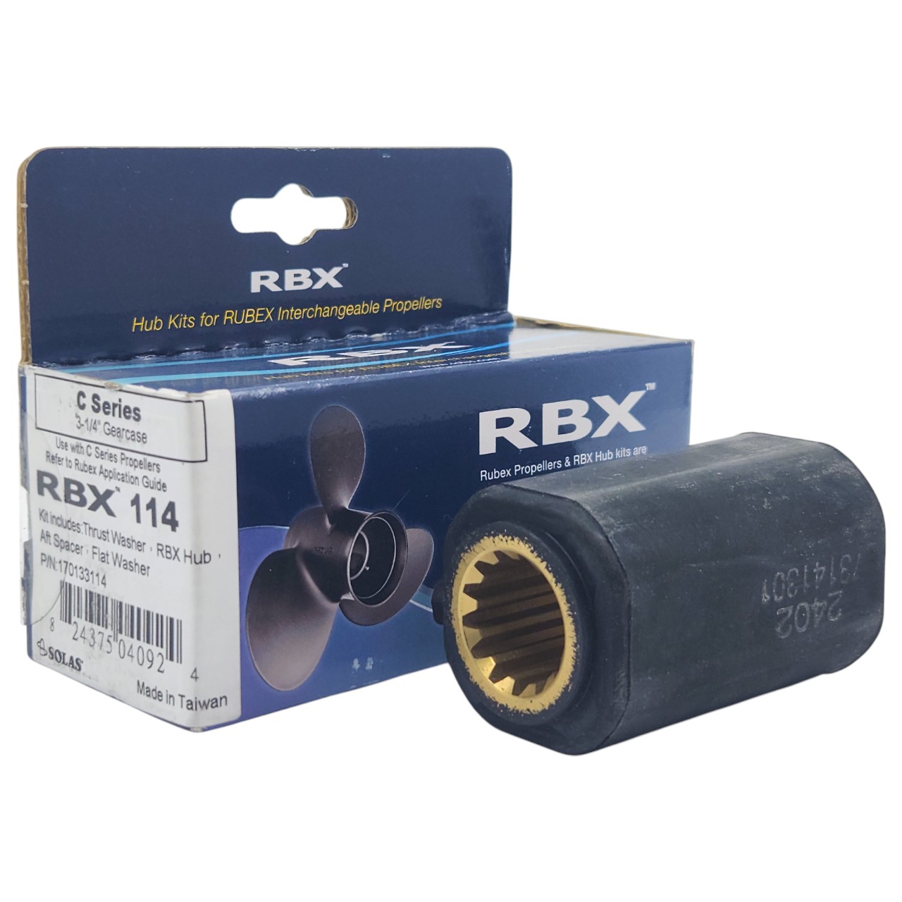 RBX-114 Mariner 25-70HP Rubex Propeller Hub Kit