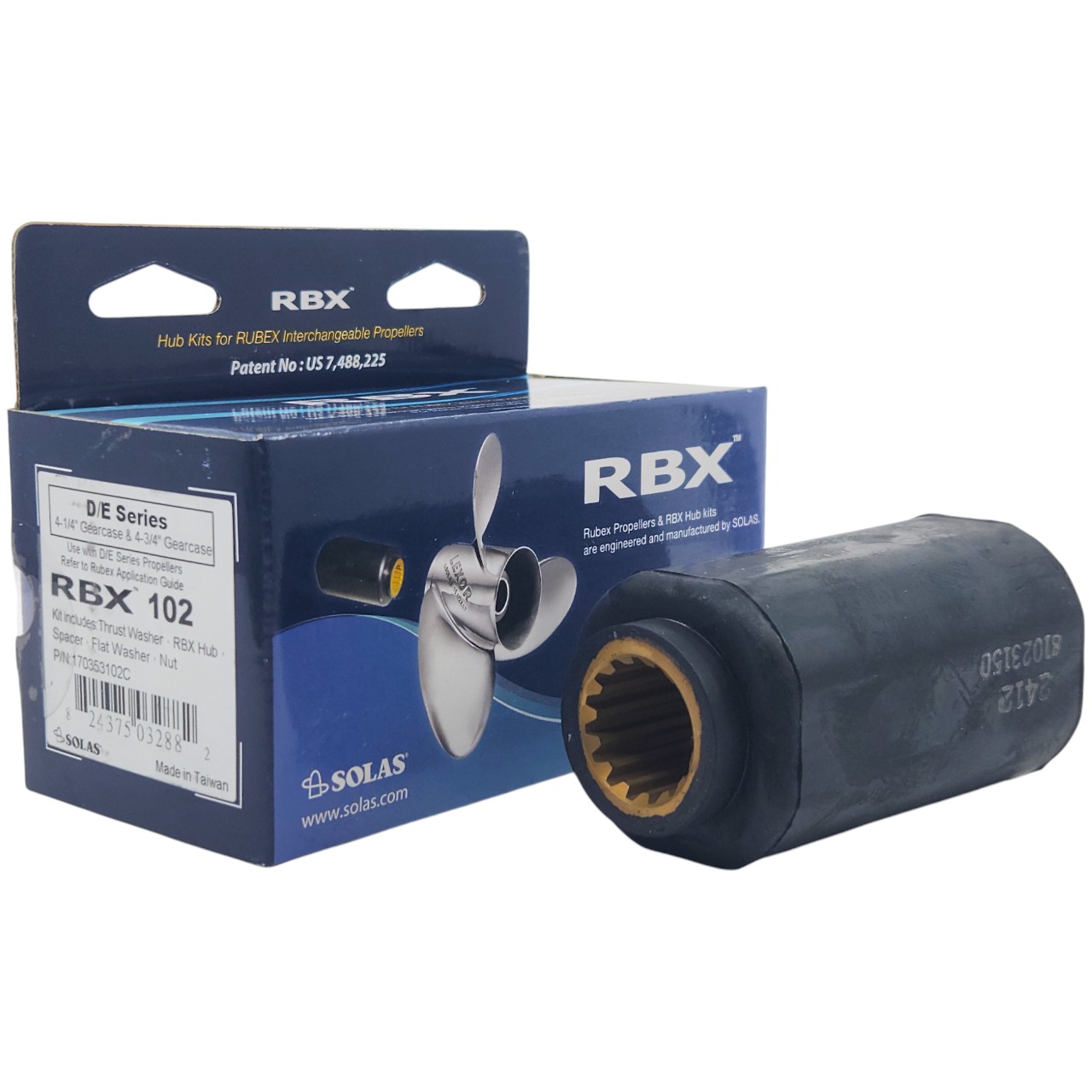 RBX-102 Honda 75-90HP Rubex Propeller Hub Kit - Boaters World