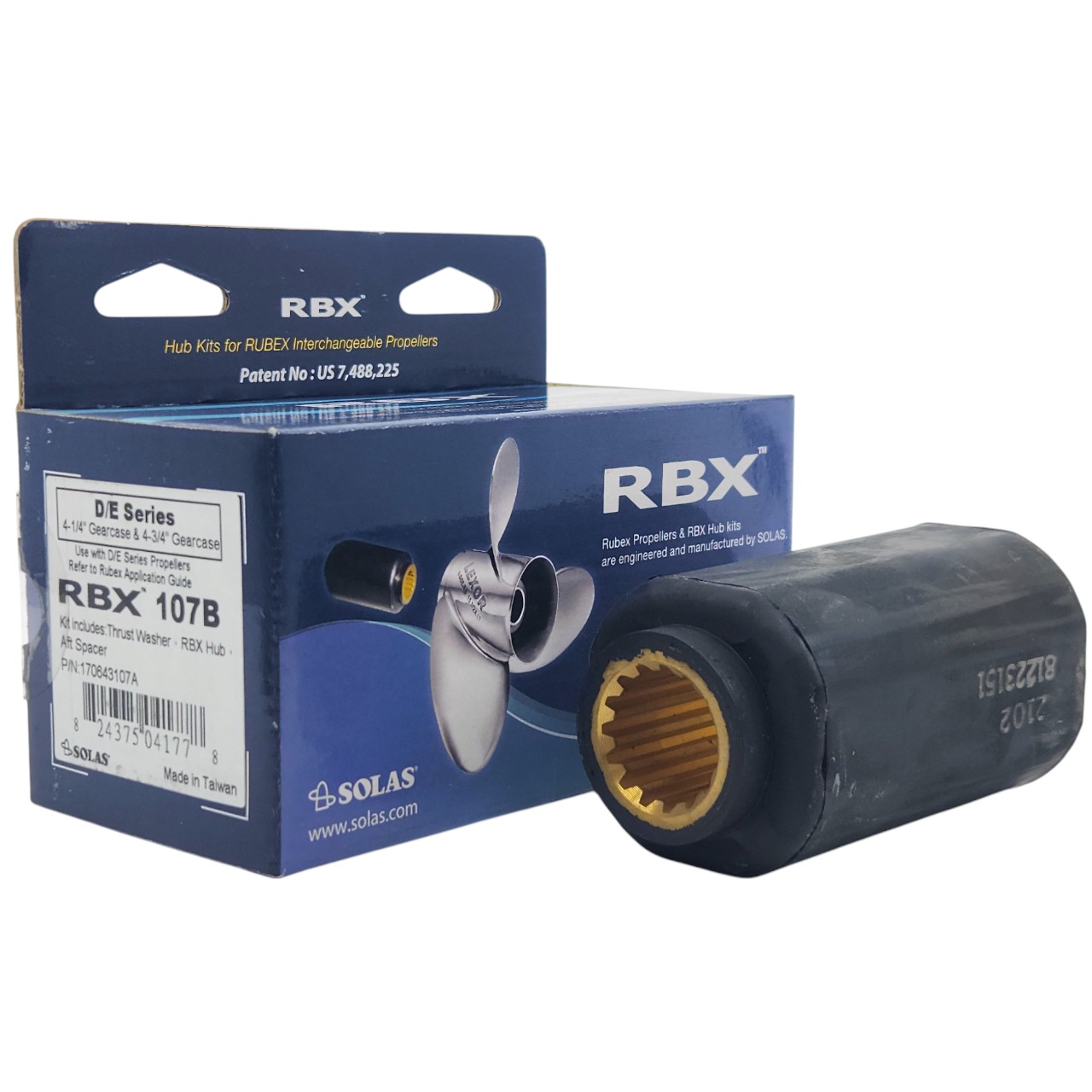 RBX-102 Honda 75-90HP Rubex Propeller Hub Kit