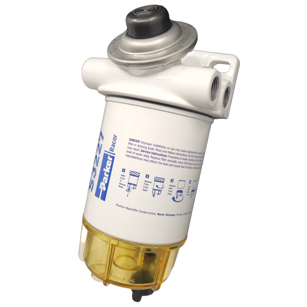 Genuine Racor S3227 Water Separator Fuel Filter Assembly With Manual ...
