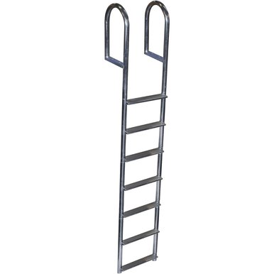 Dock Edge 7-Step Premium Fixed Aluminium Dock Ladder